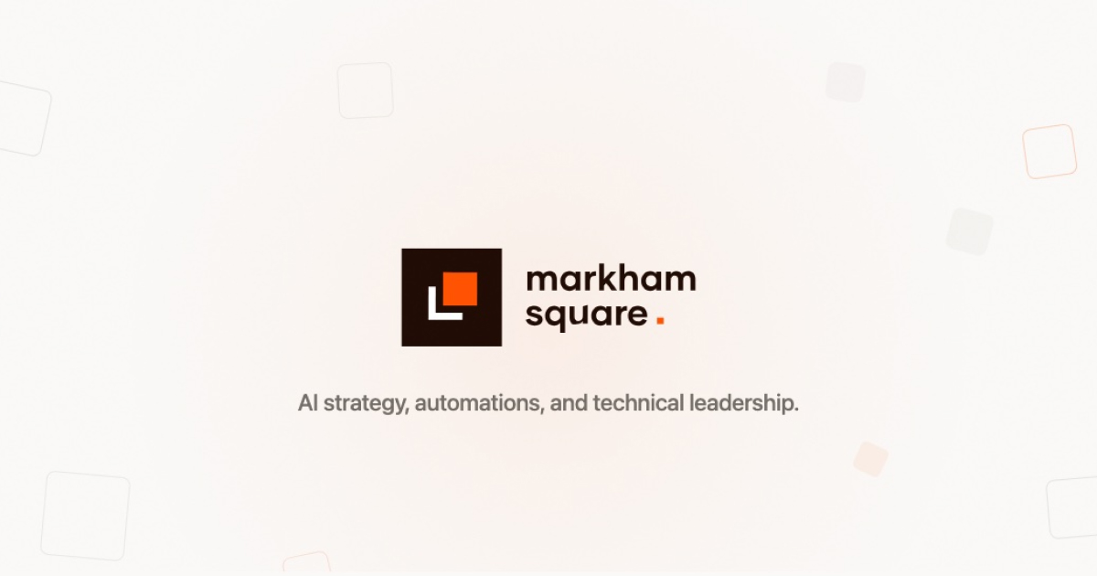 AI Strategy & Automations for Business Owners | Markham Square